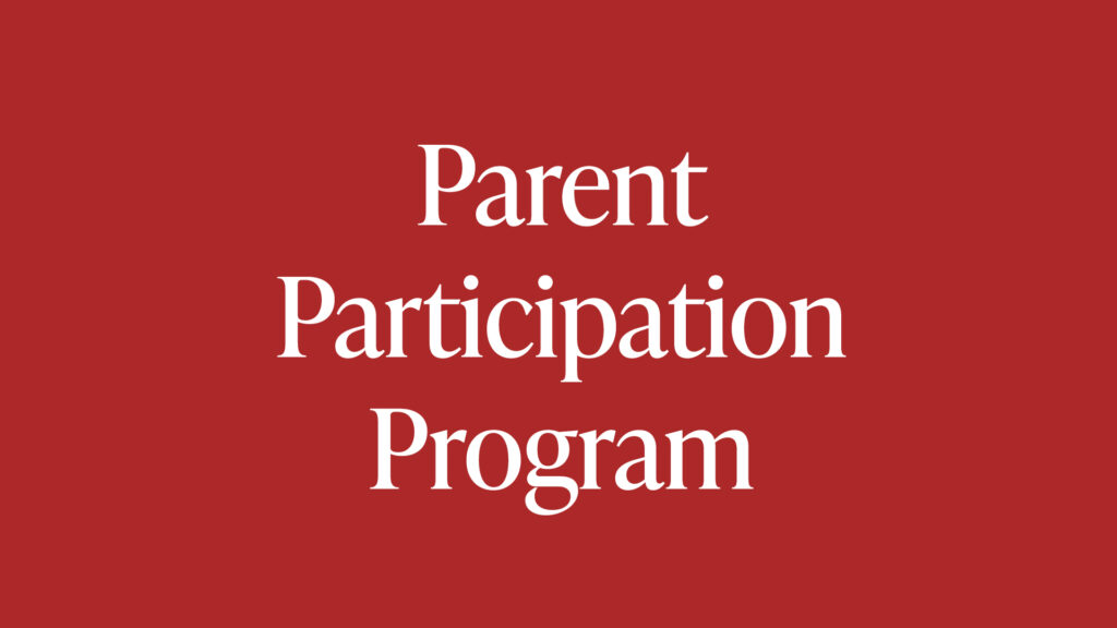 Parent Participation Program – St. Thomas More Collegiate